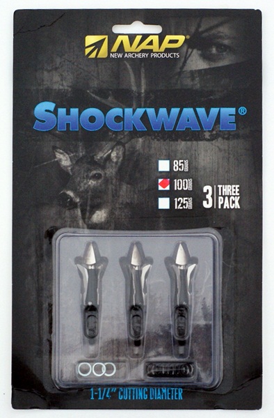 NAP Shockwave nyíló vadászhegy, 100 grain, 537194 - Férfias játékok ...