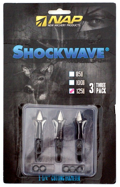 NAP Shockwave nyíló vadászhegy, 125 grain, 537193 - Férfias játékok ...