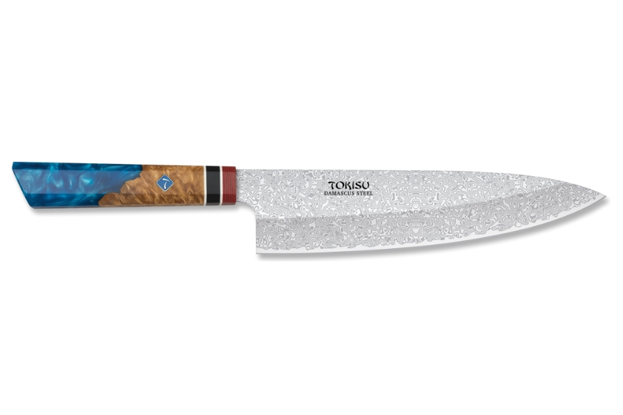 Tokisu Gyuto Staypak damaszk séfkés, 21,5 cm, 17455 - Férfias játékok ...