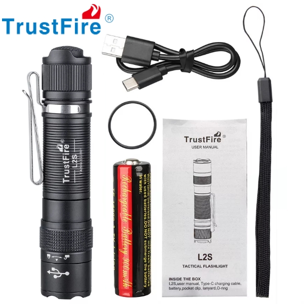 Trustfire L2S akkumulátoros LED zseblámpa, TRFL2S - Férfias játékok ...