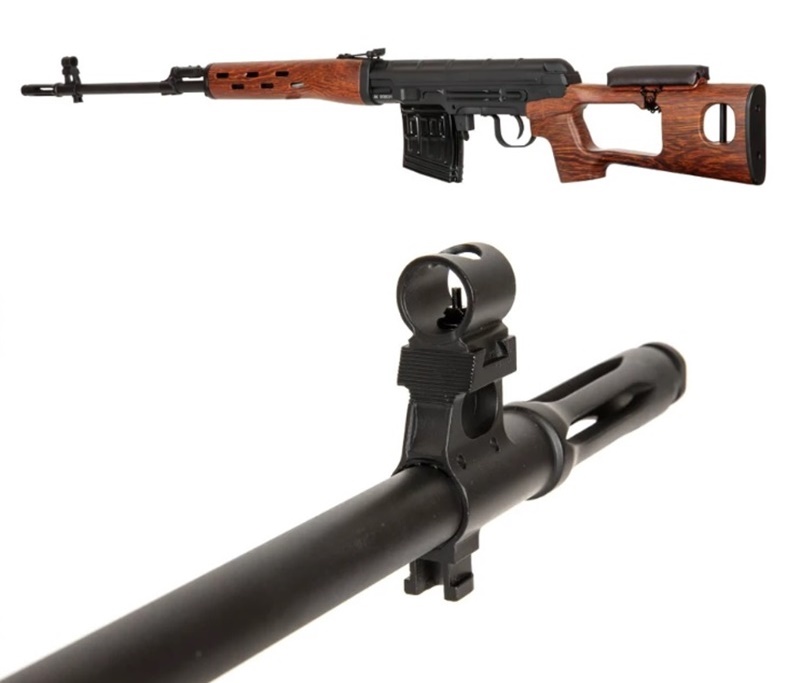 A&K SVD Dragunov rugós airsoft DMR, fa imitáció, GB-AS-01857 - Férfias ...